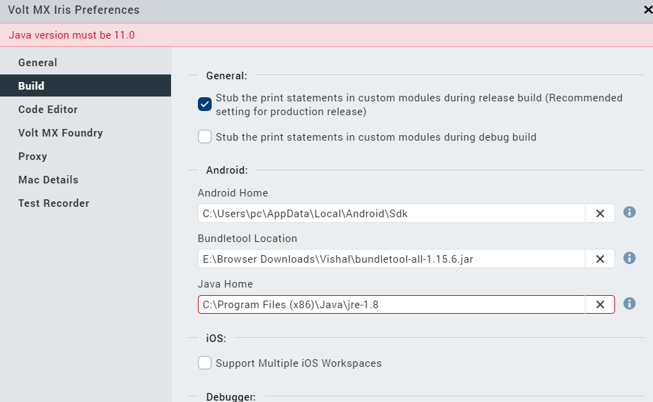 How to build the Android SDK for Volt IRIS app? - Volt MX Forum ...