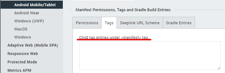 How to remove default permissions for an android application built ...