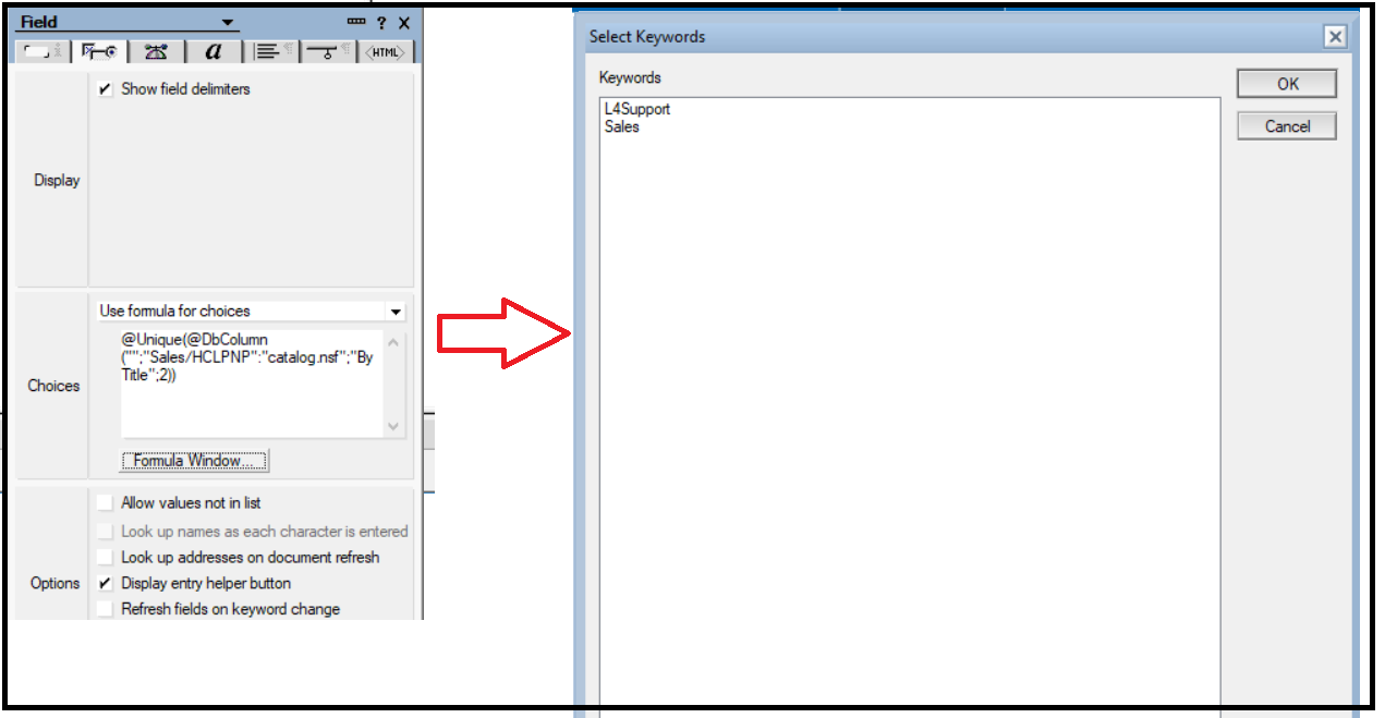 How can I generate a list of databases (NSFs) for selection in a Dialog List field? - Domino ...