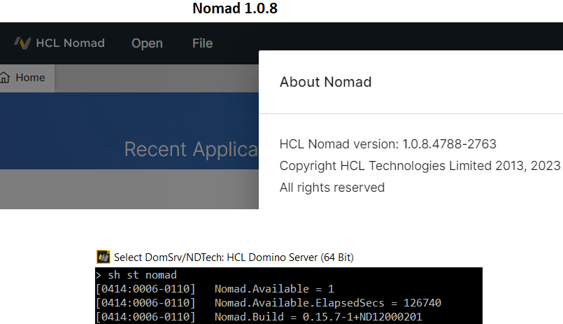 Why does sh st nomad.* not show the correct Nomad version? It shows it in some other format, not ...