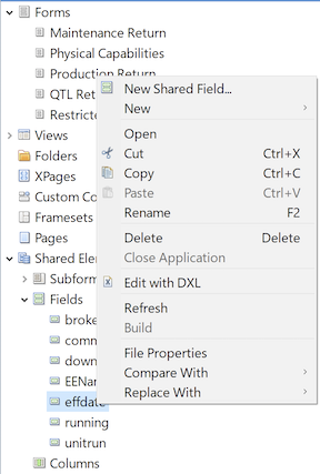 How to edit Shared Field - Domino Forum - HCLSoftware Digital Solutions Community