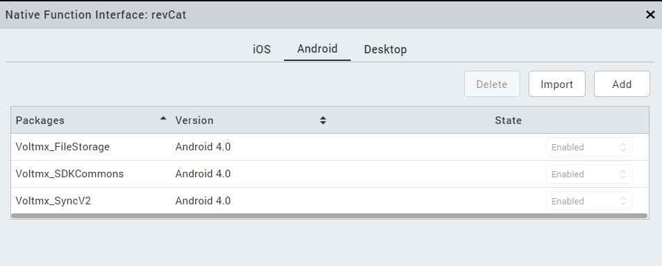 Using external SDKs/libraries in a project - Volt MX Forum - HCLSoftware Digital Solutions Community