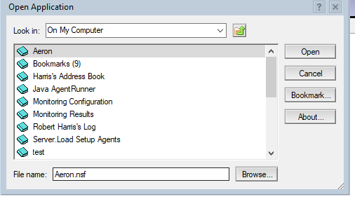 How can I generate a list of databases (NSFs) for selection in a Dialog List field? - Domino ...