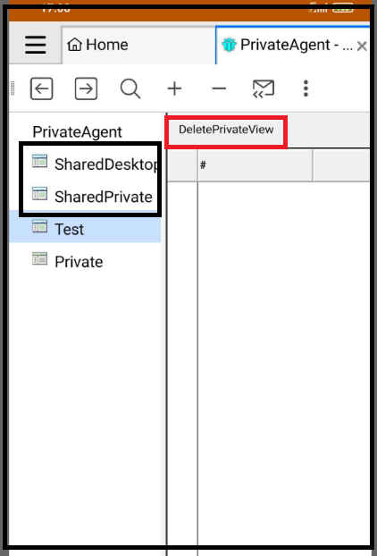 How can I programmatically do this: Actions>View Options>Remove View ? For Shared-to-Private ...